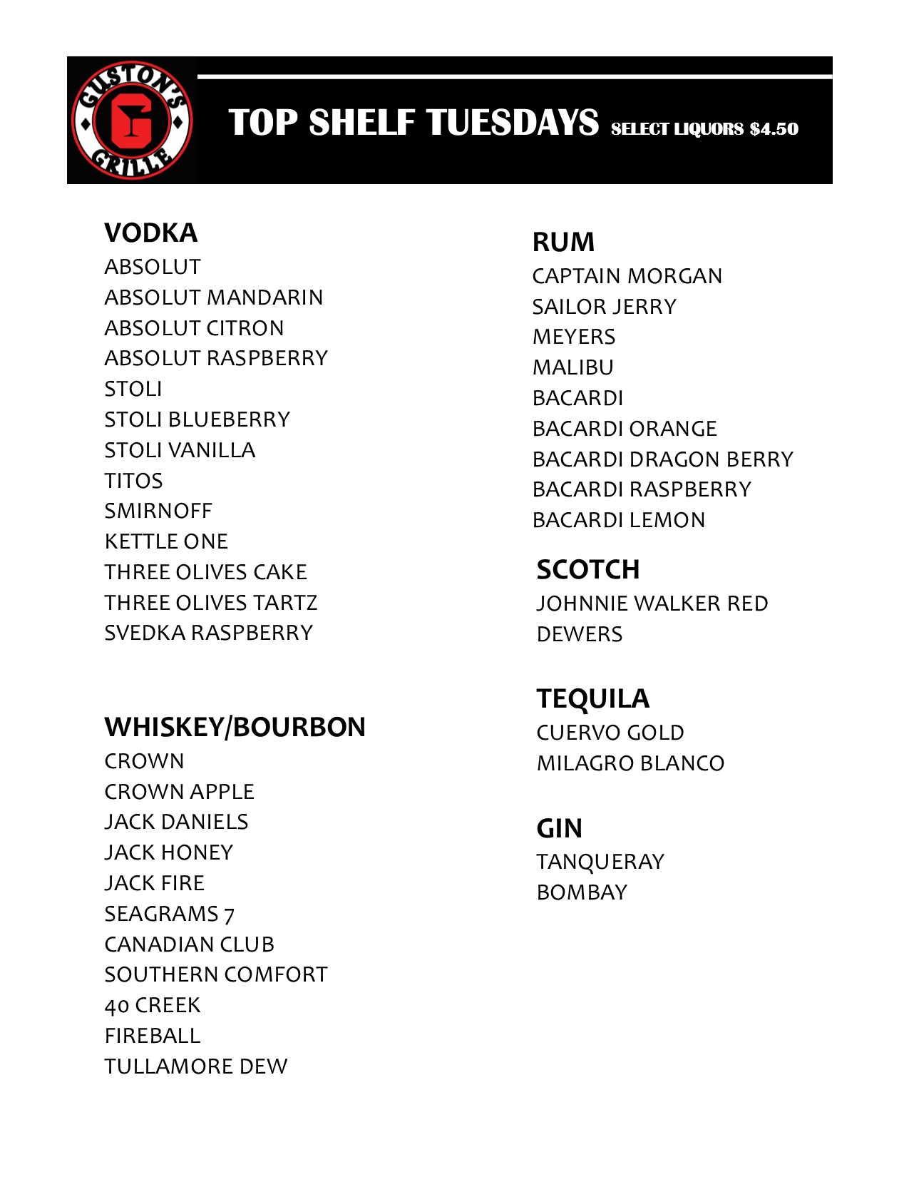 TOP SHELF TUESDAYS 714 - Woodstock, GA